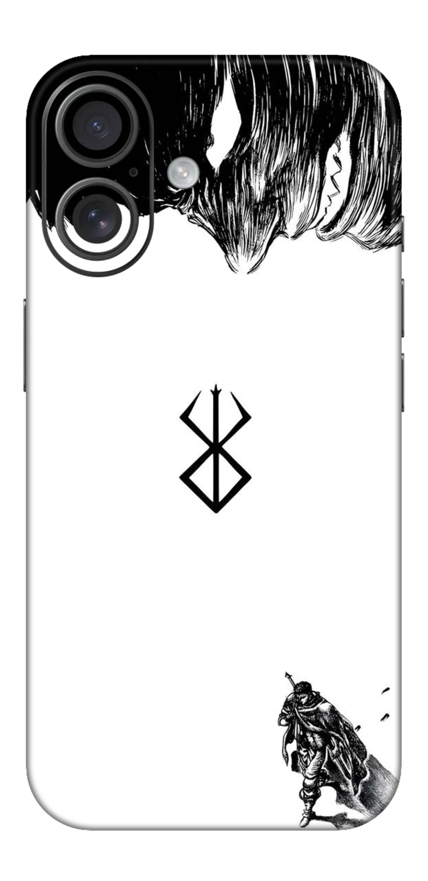 Berserk Mobile Skin (Berserk Symbol White) - Cosmos Layers – Cosmos Layers